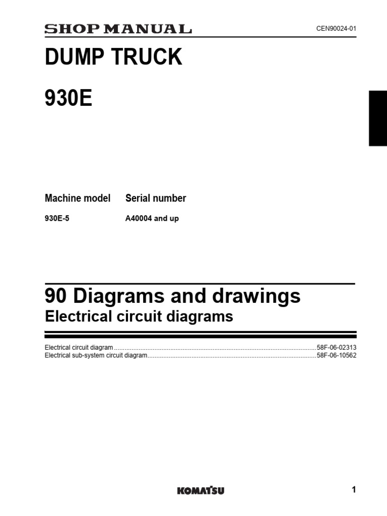 930e-5 Electrical Schematics | PDF