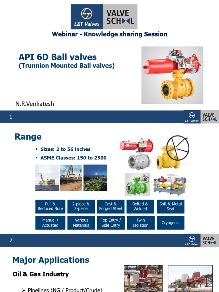 API 6D Ball Valves | PDF