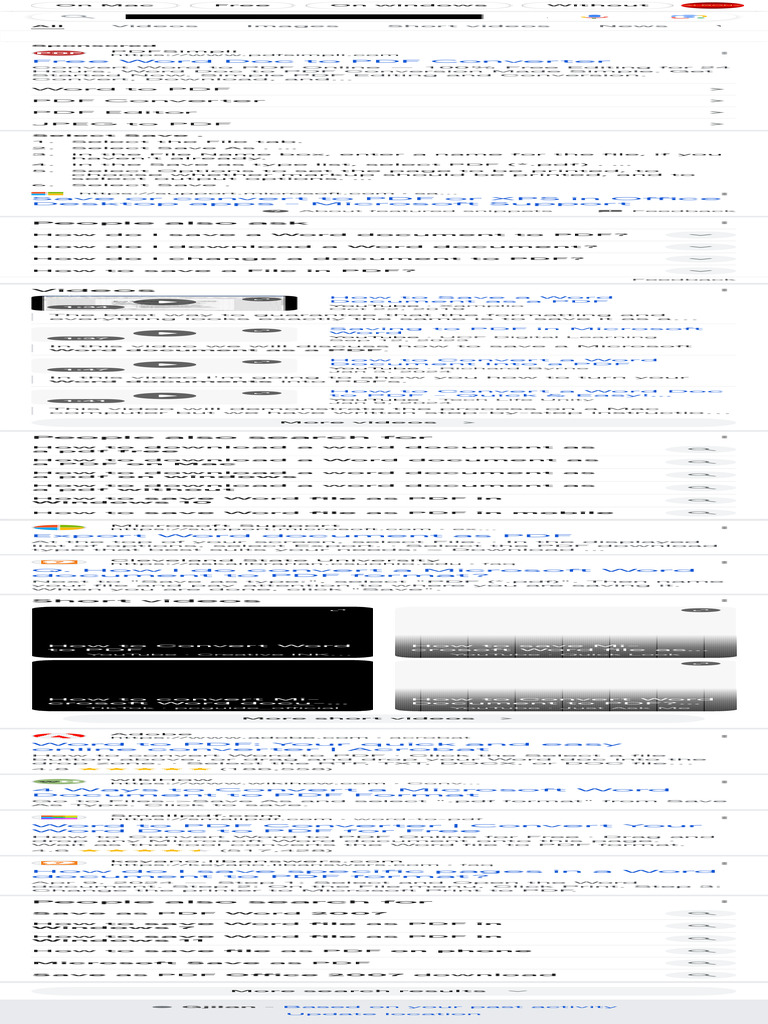 How To Download A Word Document As A PDF - Google Search | PDF ...