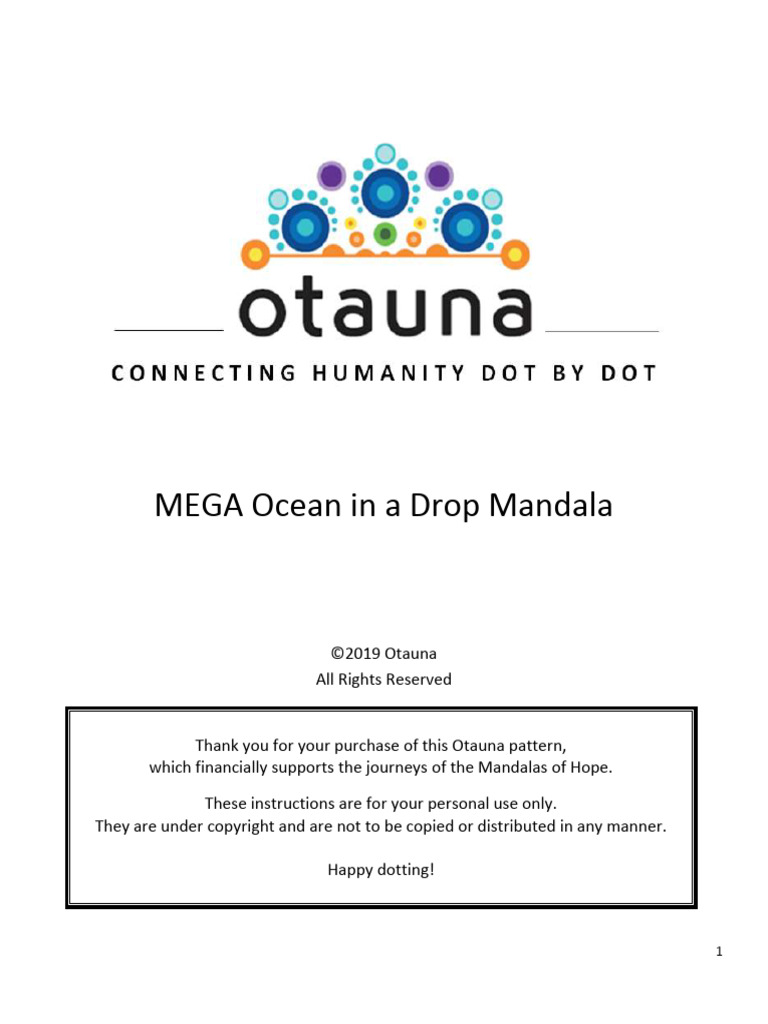 MEGA Ocean in A Drop Pattern | PDF