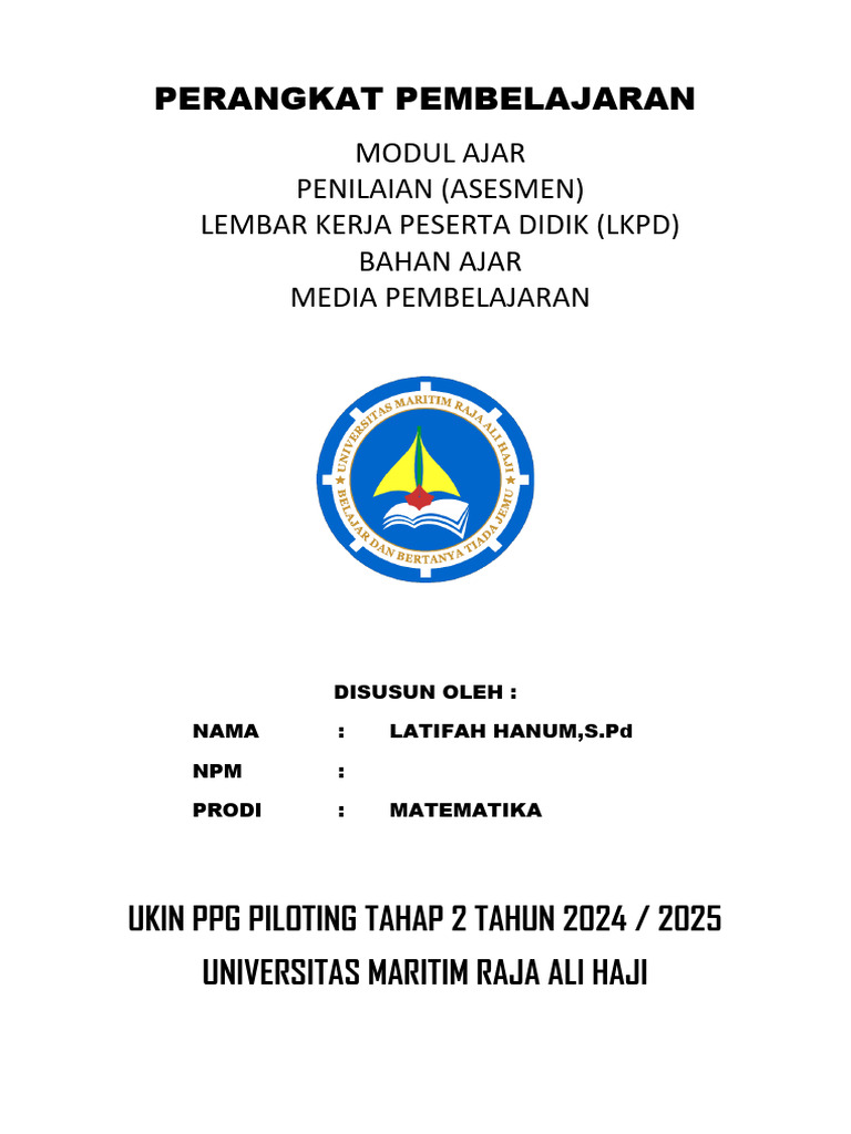 Modul Ajar PPG Piloting 2 | PDF