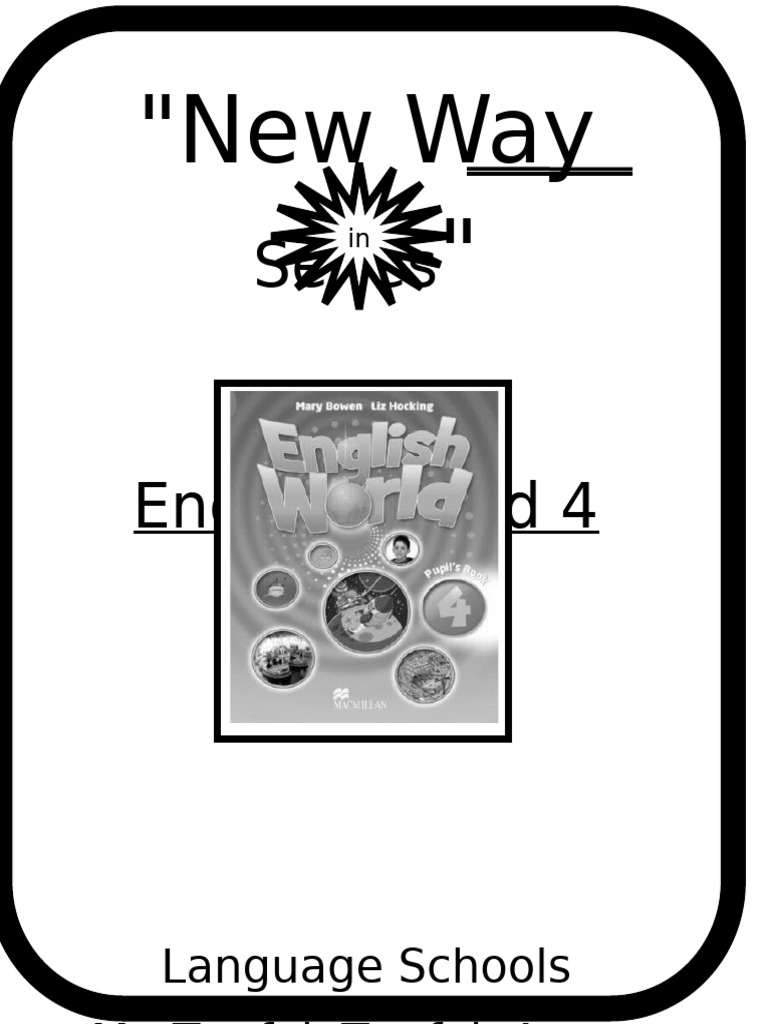 Primary Four New Way Booklet Cover | PDF