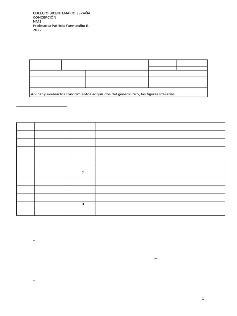 Ejercicios Fig. Lit. NM1 2 | PDF