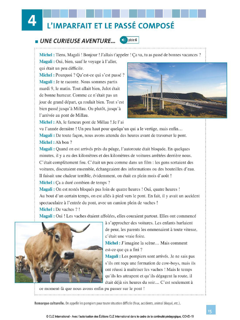 Imparfait X Passé Composé | PDF