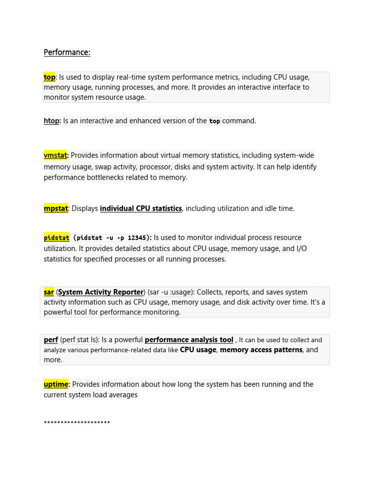 Linux Commands Summary Full | PDF