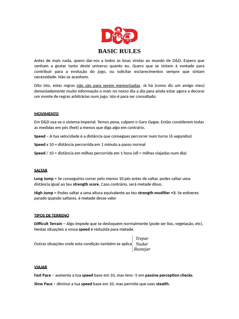 Basic Rules | PDF Basic Rules | PDF