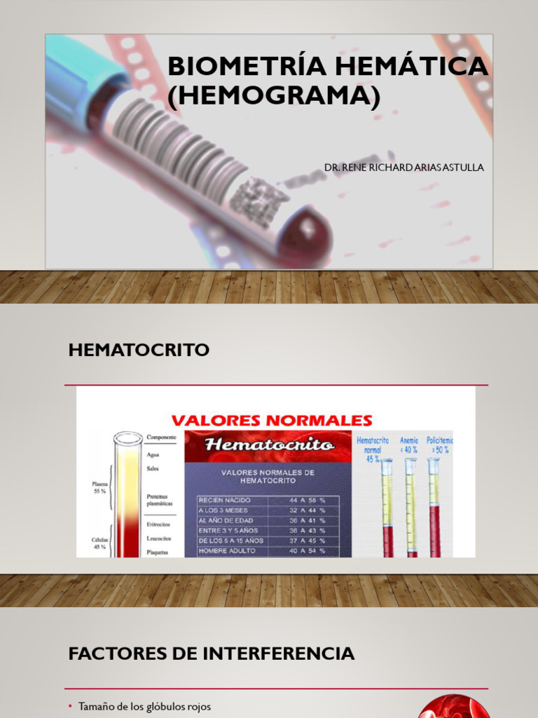 Biometría Hemática Hemograma Pdf