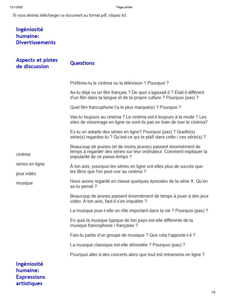 Ingéniosité Humaine | PDF