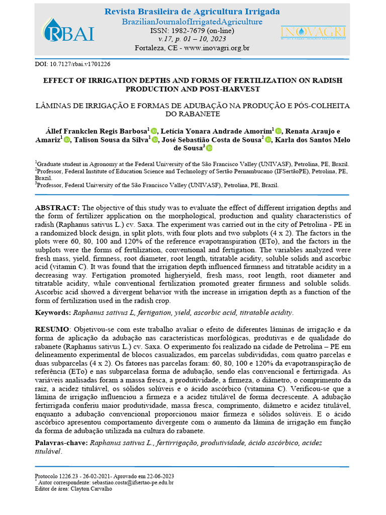 Artigo 02 - Barbossa Et Al. 2023 | PDF