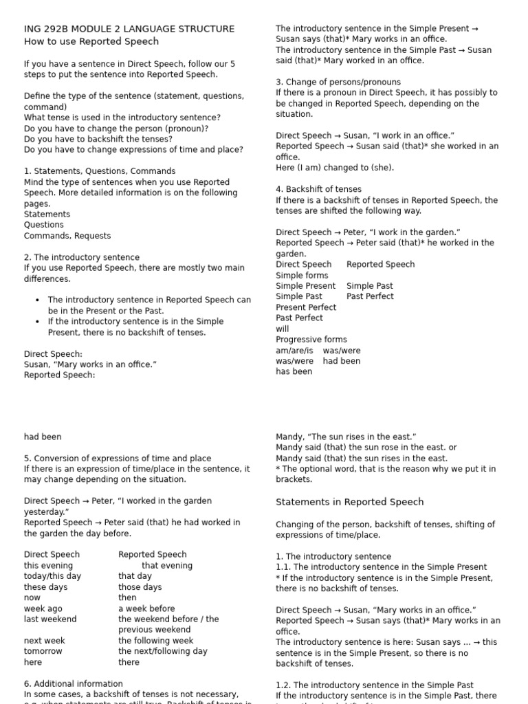 Ing 292b Module 2 Language Structure | PDF | Linguistic Morphology | Grammar