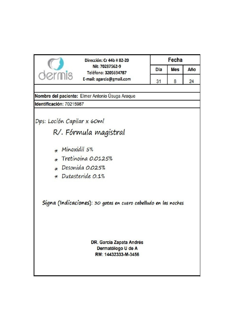 Libro de Registro de Formulas Magistrales | PDF