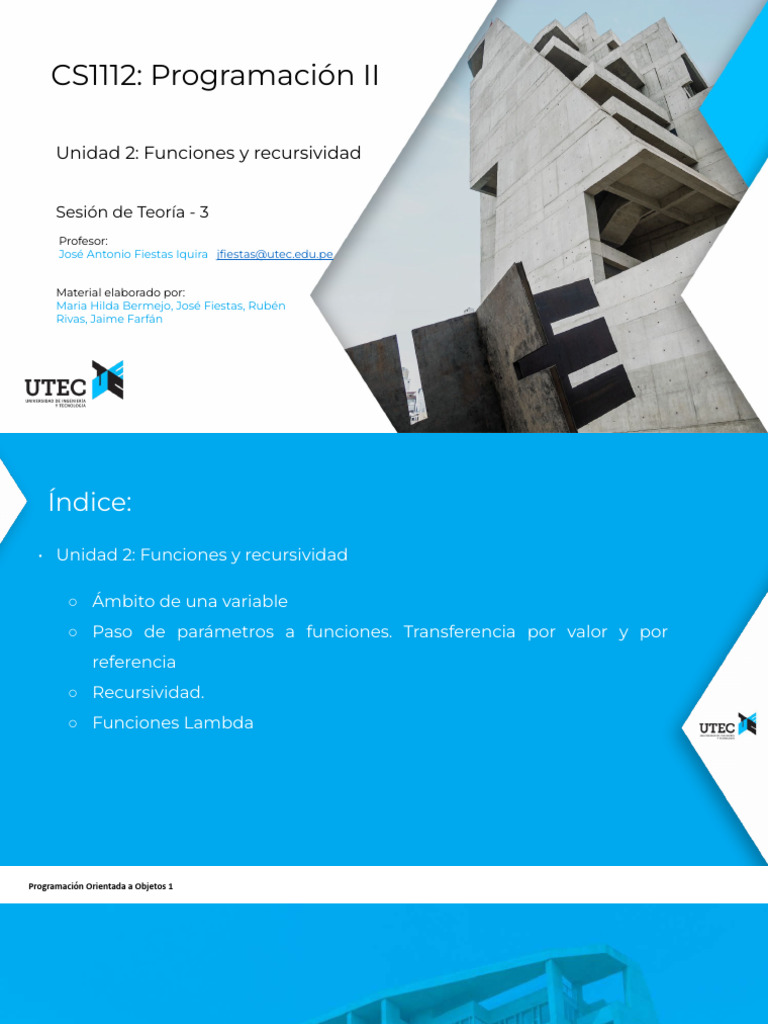 CS1112 Teoría-Sesión 3-Funciones | PDF