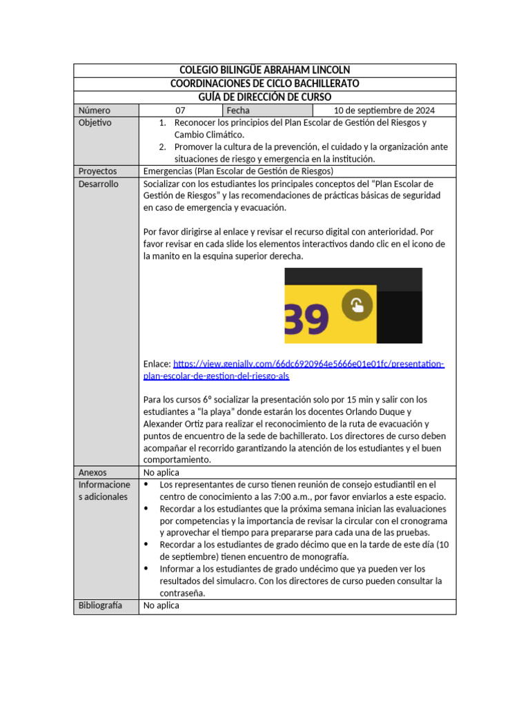 Guía 07 Emergencias | PDF