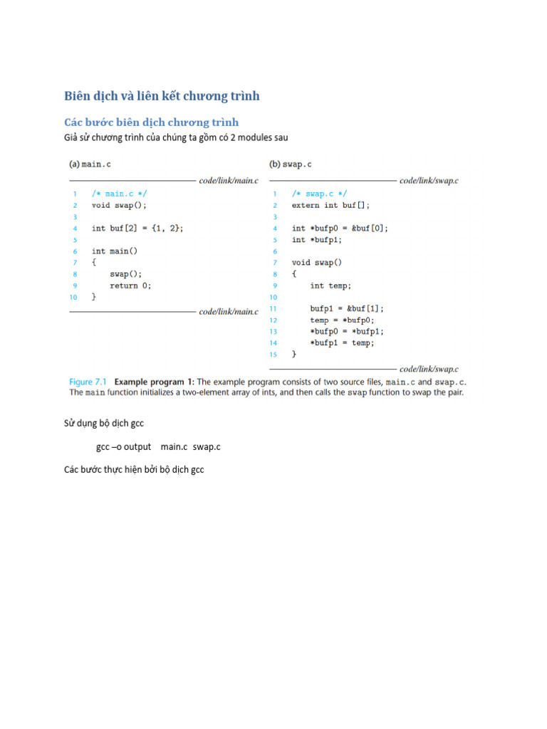 Bien Dich Va Lien Ket Chuong Trinh | PDF