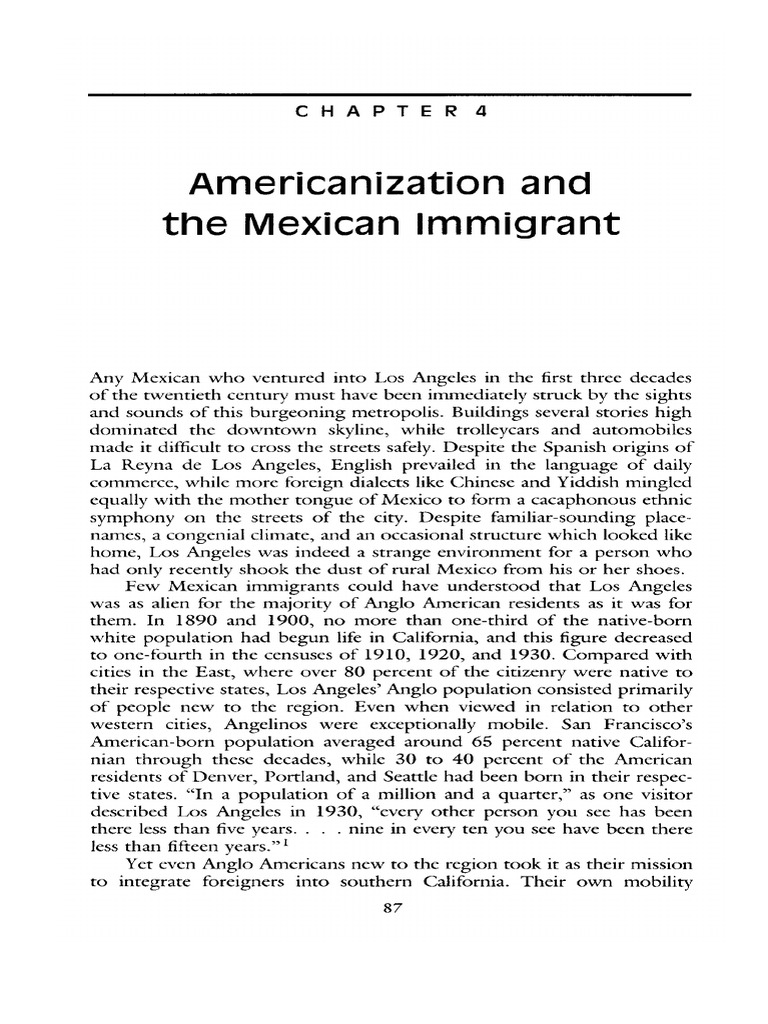 Chapter 4 - Becoming Mexican American | PDF