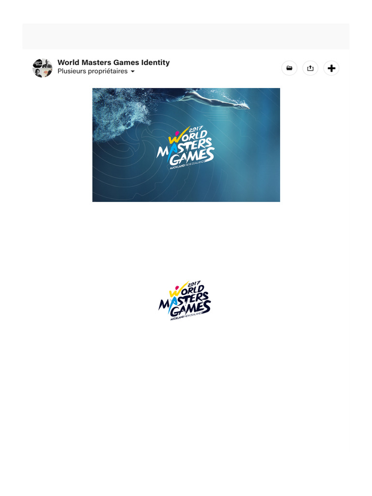 World Masters Games Identity - Behance | PDF
