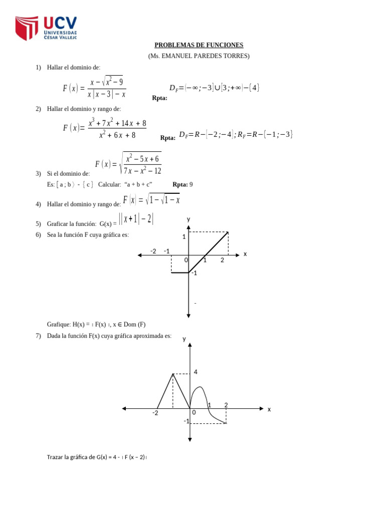 Practica Funciones | PDF