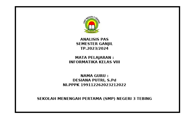 Cover Analisis Pas | PDF