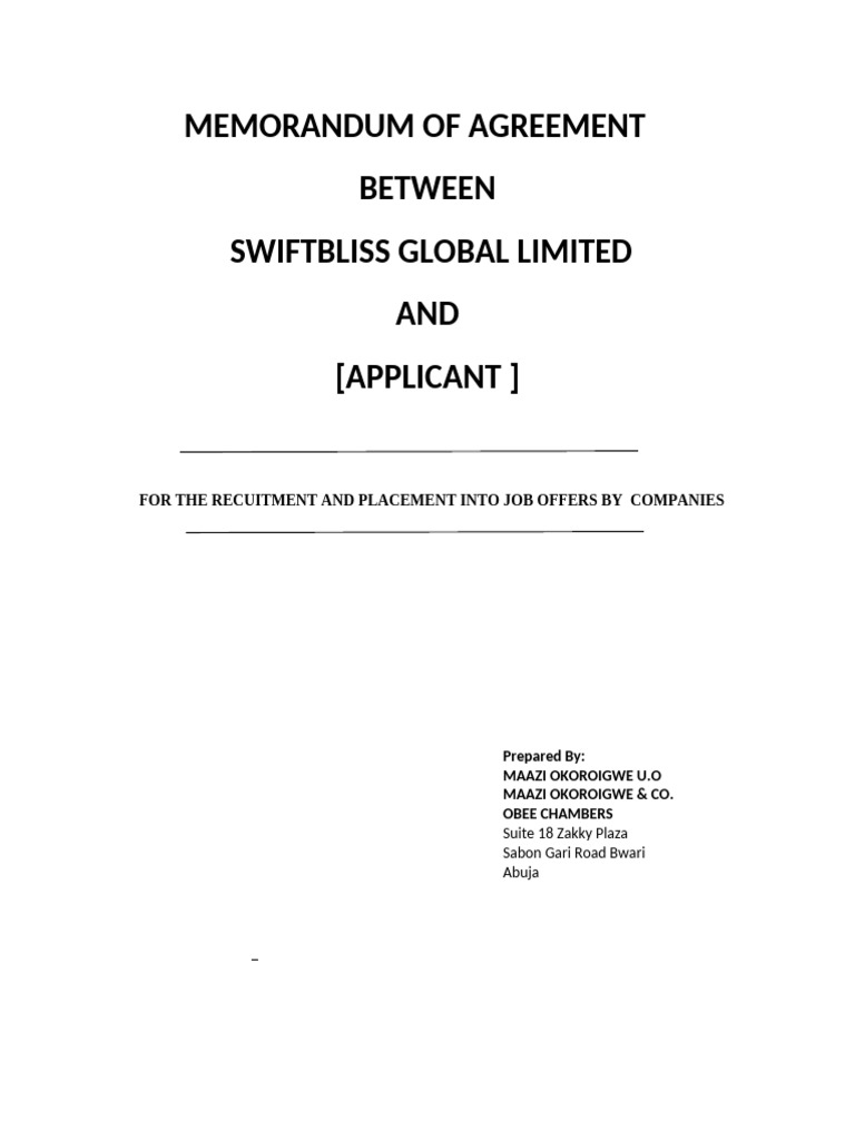 SGL Agreement Form | PDF