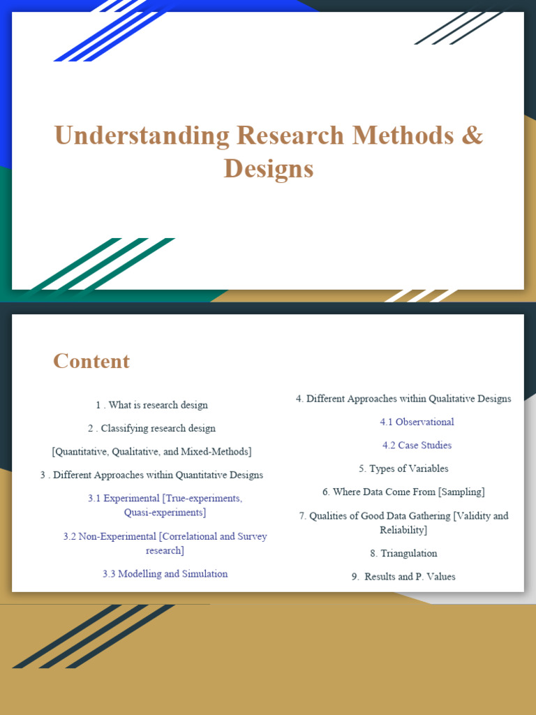 Understanding Research Methods and Designs | PDF