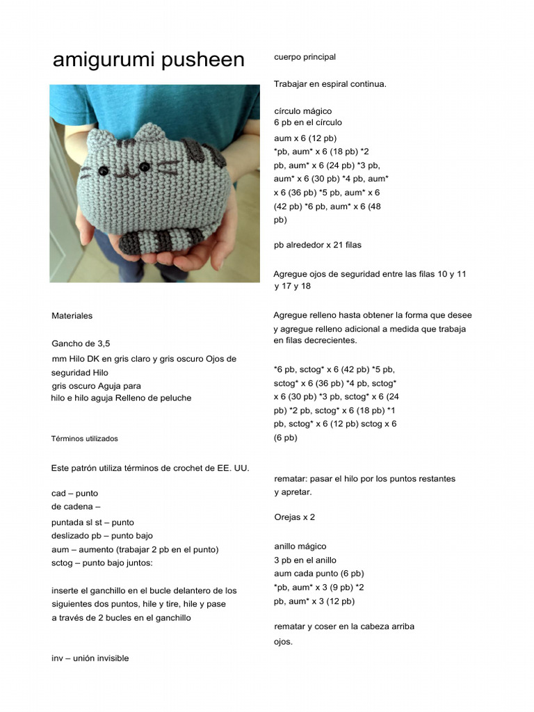 Pusheen Pattern | PDF