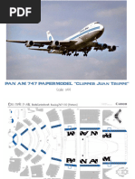 Lufthansa B747-400 D-ABVM Papercraft Template | PDF
