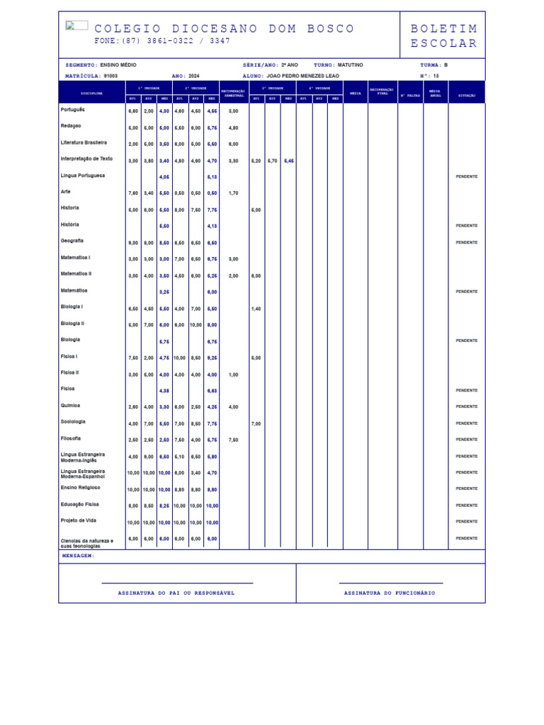 Boletim 2 | PDF