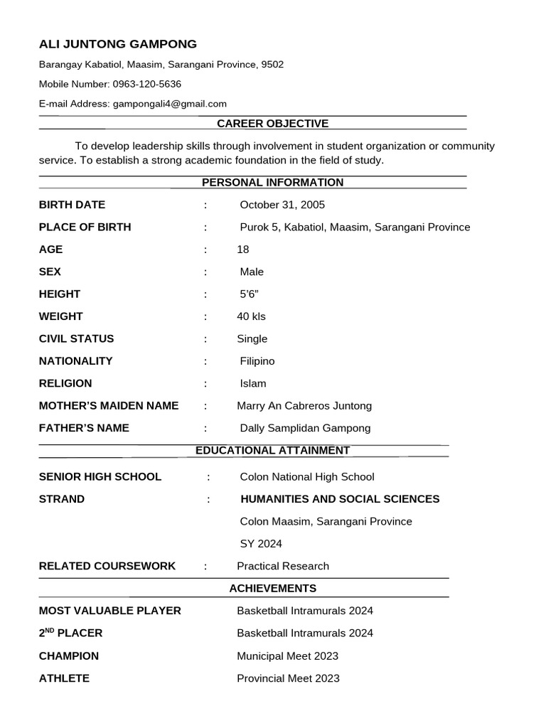 Samson Resume 3 | PDF