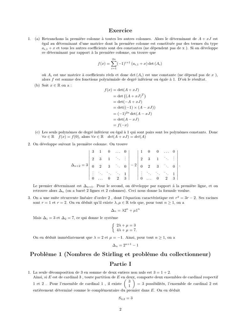 CB2 - Corrigé | PDF