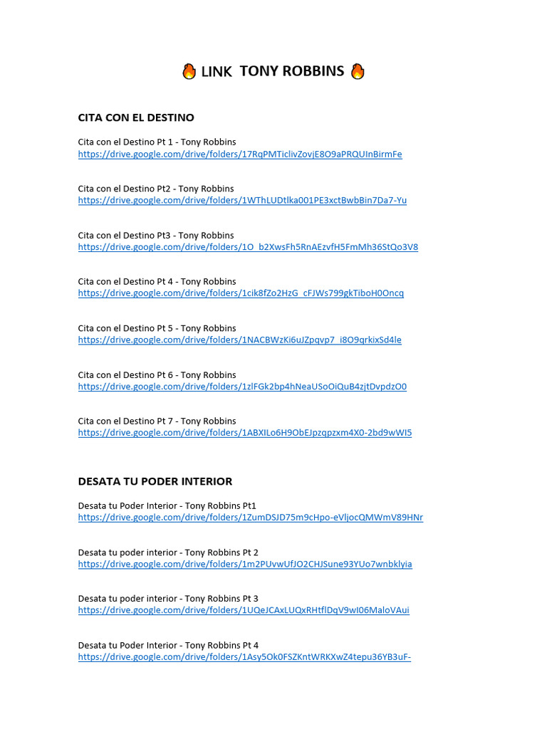 06 Link Tony Robbins ? | PDF