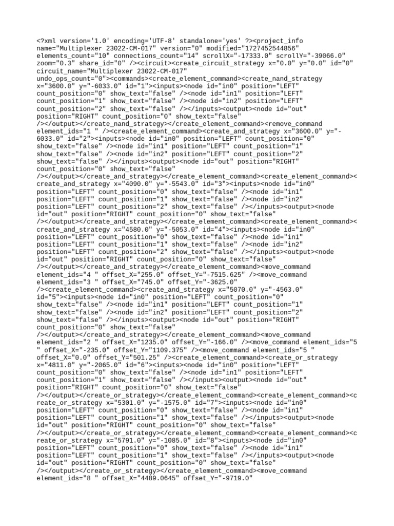 Multiplexer 23022 CM 017 | PDF