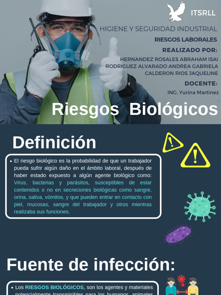 3.1 Presentación Digital y Exposición Sobre Riesgos Biológicos | PDF