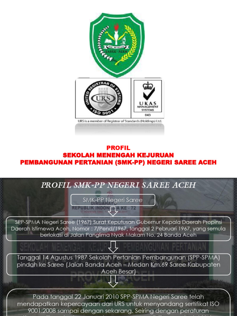 Profil SMK-PP Negeri Saree | PDF