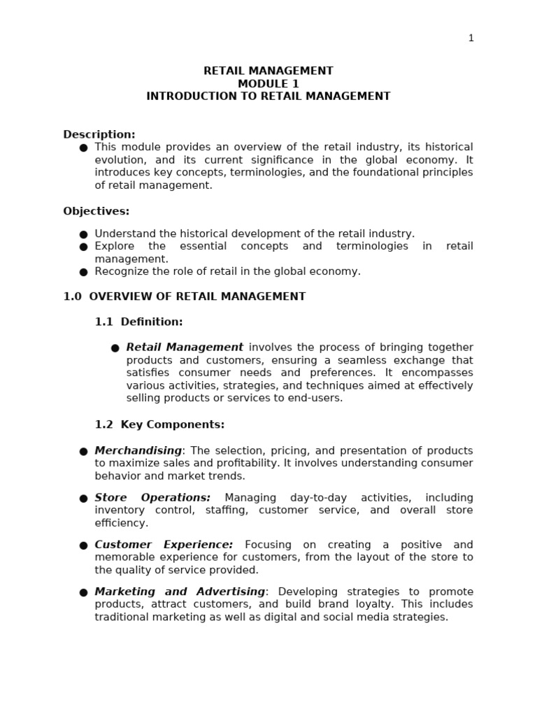 Module 1 Pdf