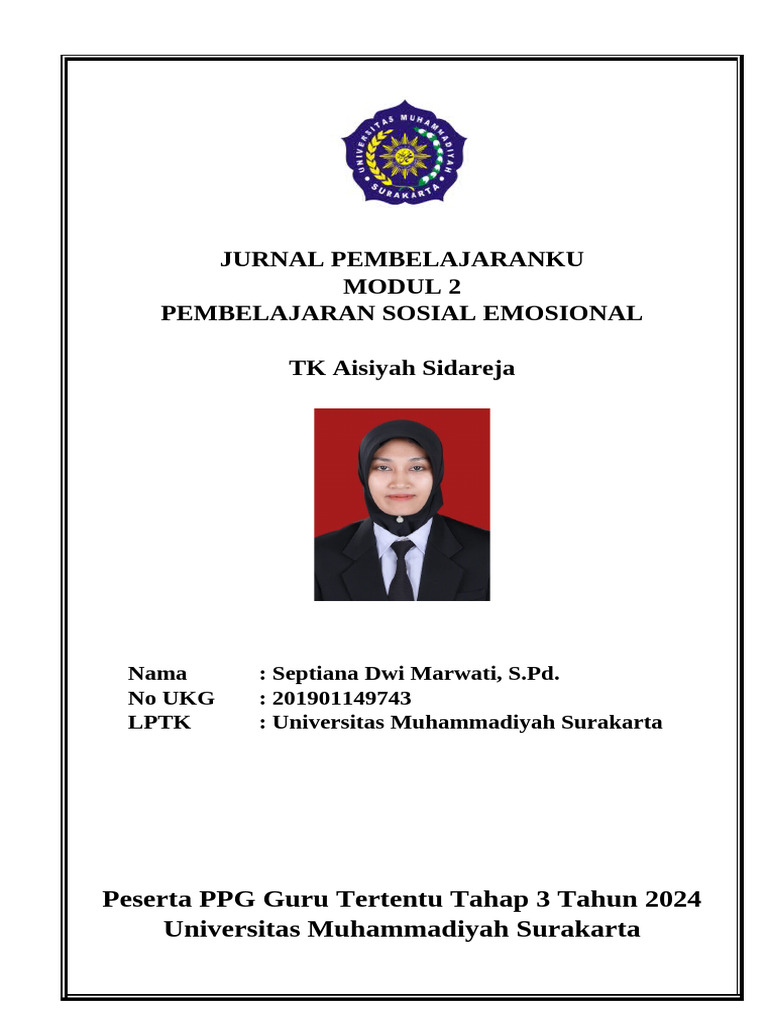 JURNAL MODUL 2 - SEPTIANA DWI MARWATI, S.PD | PDF