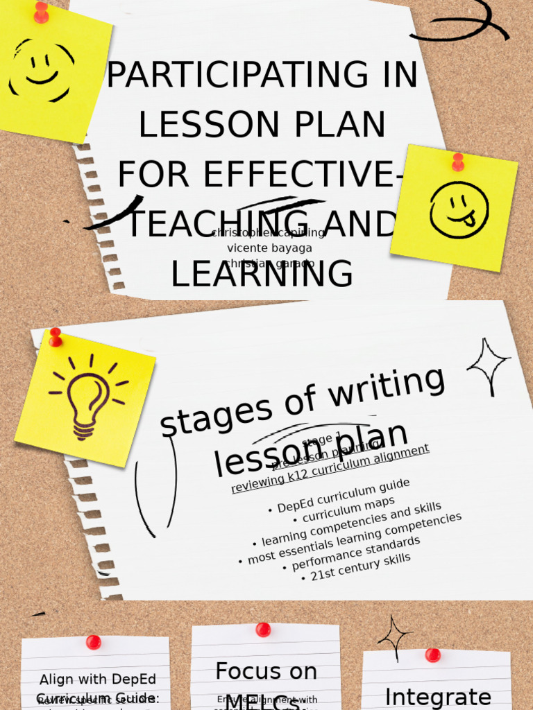 Participating in Lesson Plan | PDF | Lesson Plan | Career & Growth