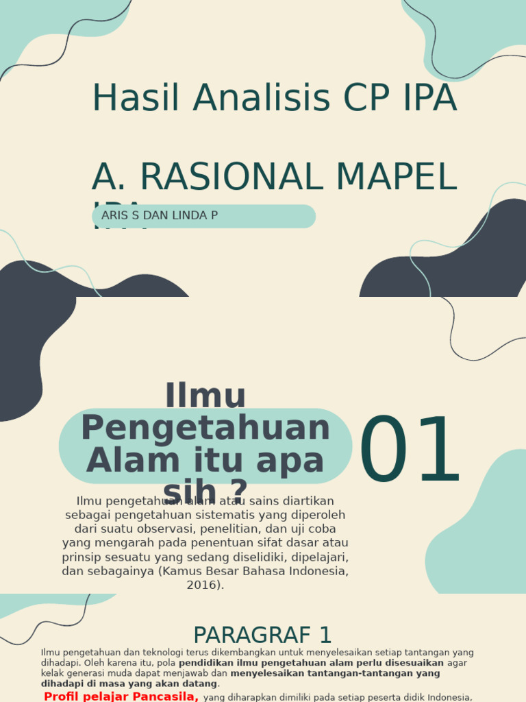 Analisis CP IPA | PDF
