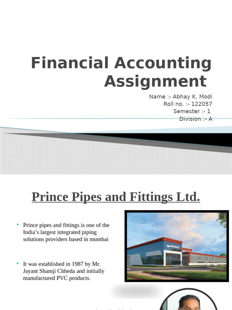 of Prince Pipes Edited | PDF | Equity (Finance) | Financial Markets