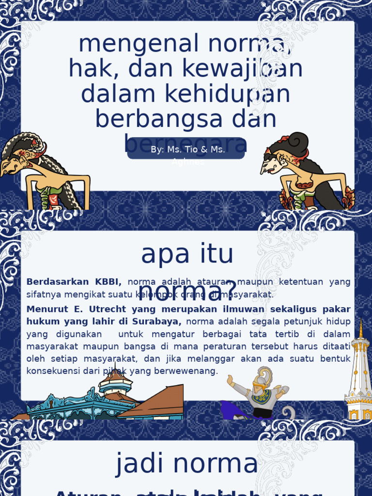 P6 - Materi PKN Norma, Hak, Dan Kewajiban | PDF