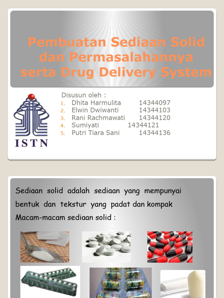Sediaan Solid Dan DD Compress | PDF