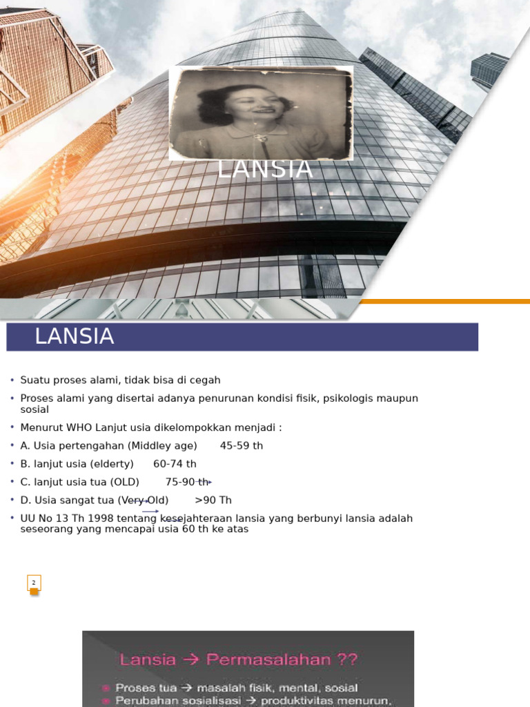 Lansia | PDF