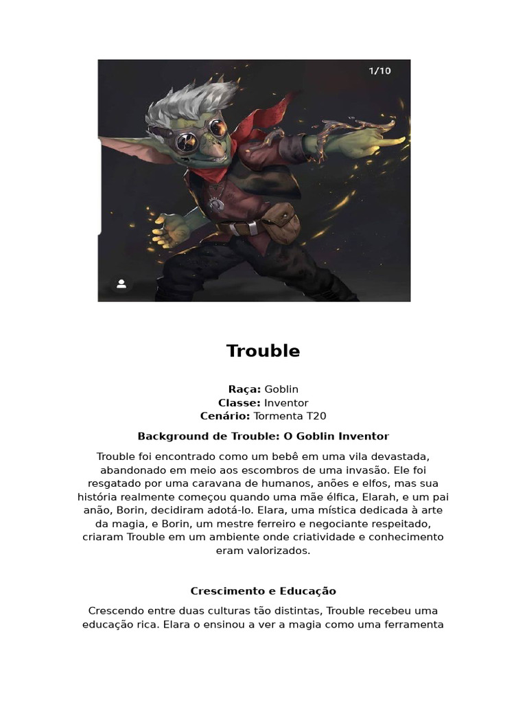 Trouble Background | PDF