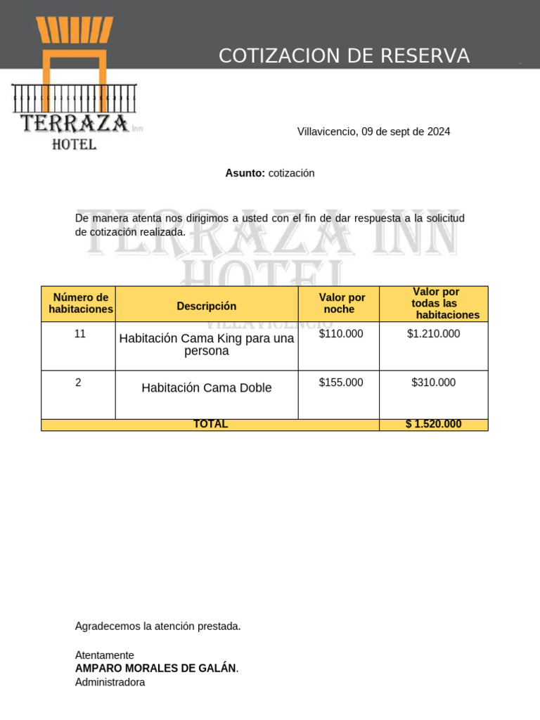 Cotizacion Cofrem | PDF
