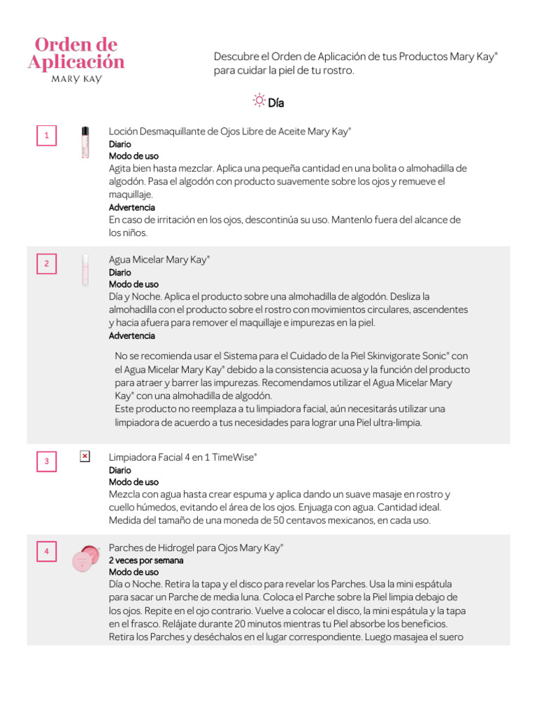 Orden de Aplicacion Detalle | PDF