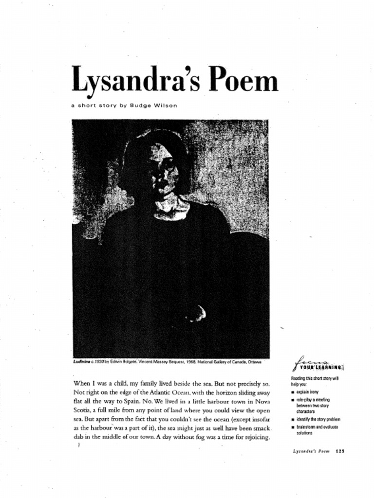 Lysandras Poem | PDF