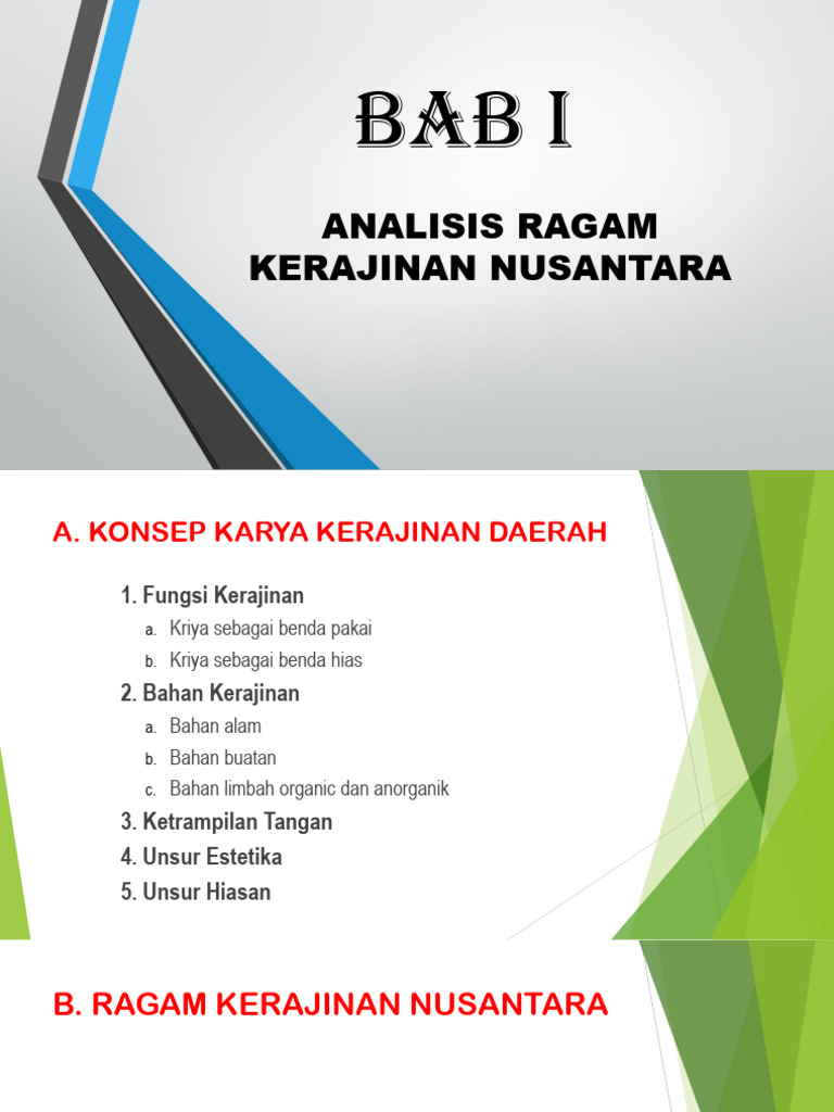 Materi Pkwu Kerajinan Bab 1&2 | PDF