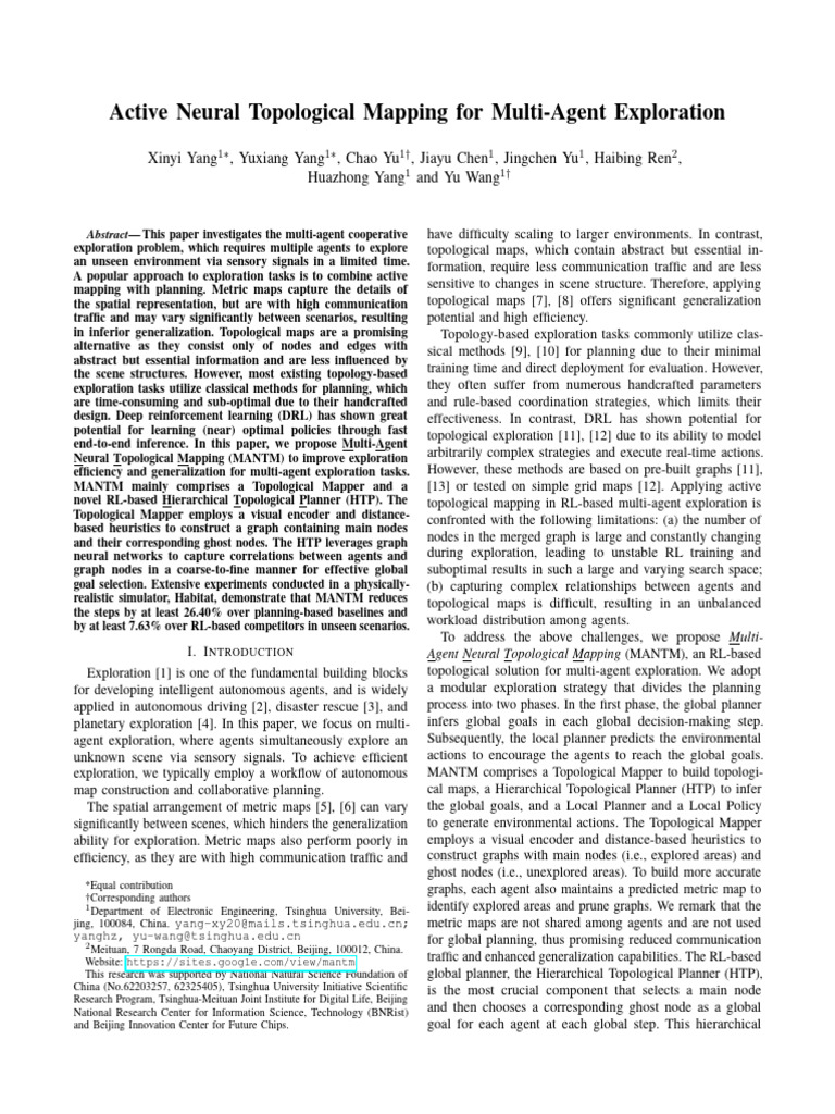 Dynamic Topological Maps | PDF