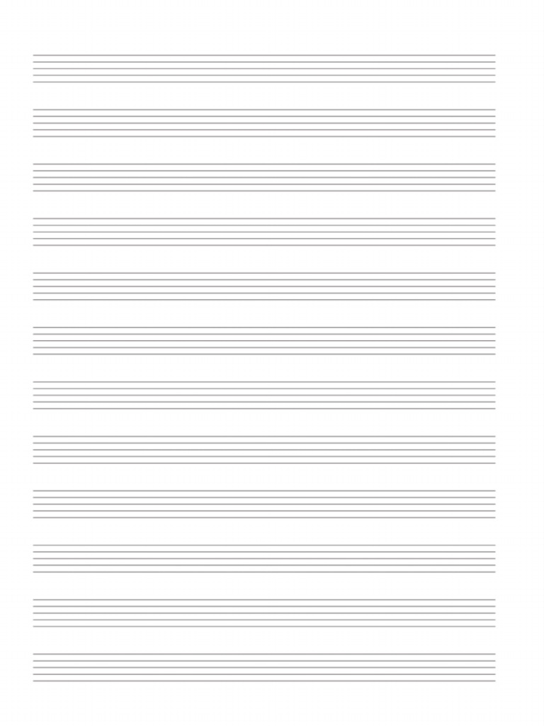 Blank Music Sheet | PDF