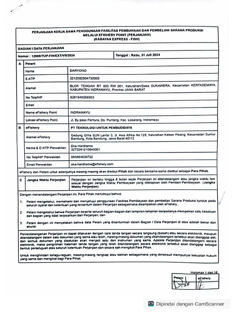 Pks Petani Daryono | PDF