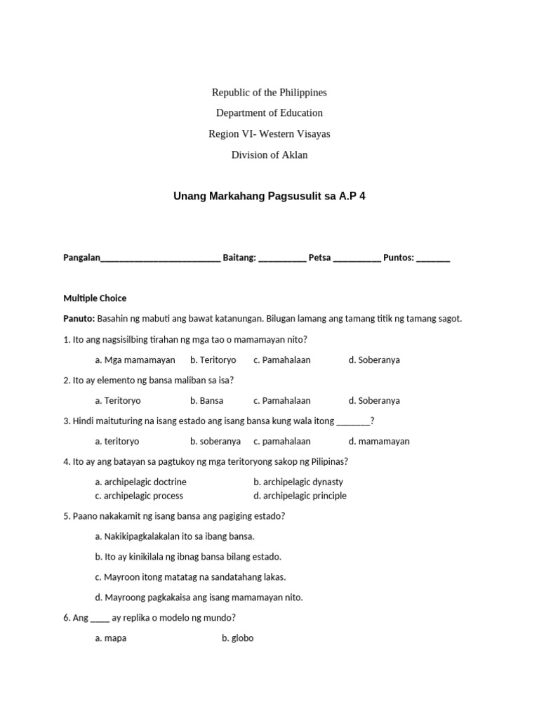 Ap 41st Exam Pdf